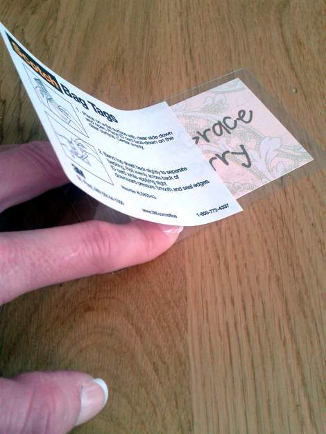 How To Make {Fast, Cheap, Easy} Adorable Bag Tags | CampClem