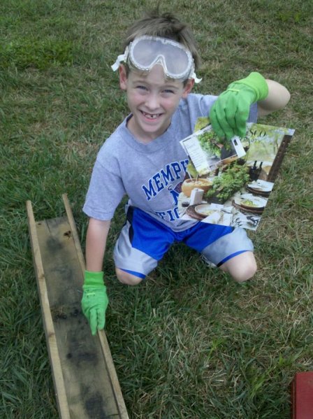 {DIYing} a pottery barn-style herb trough | CampClem