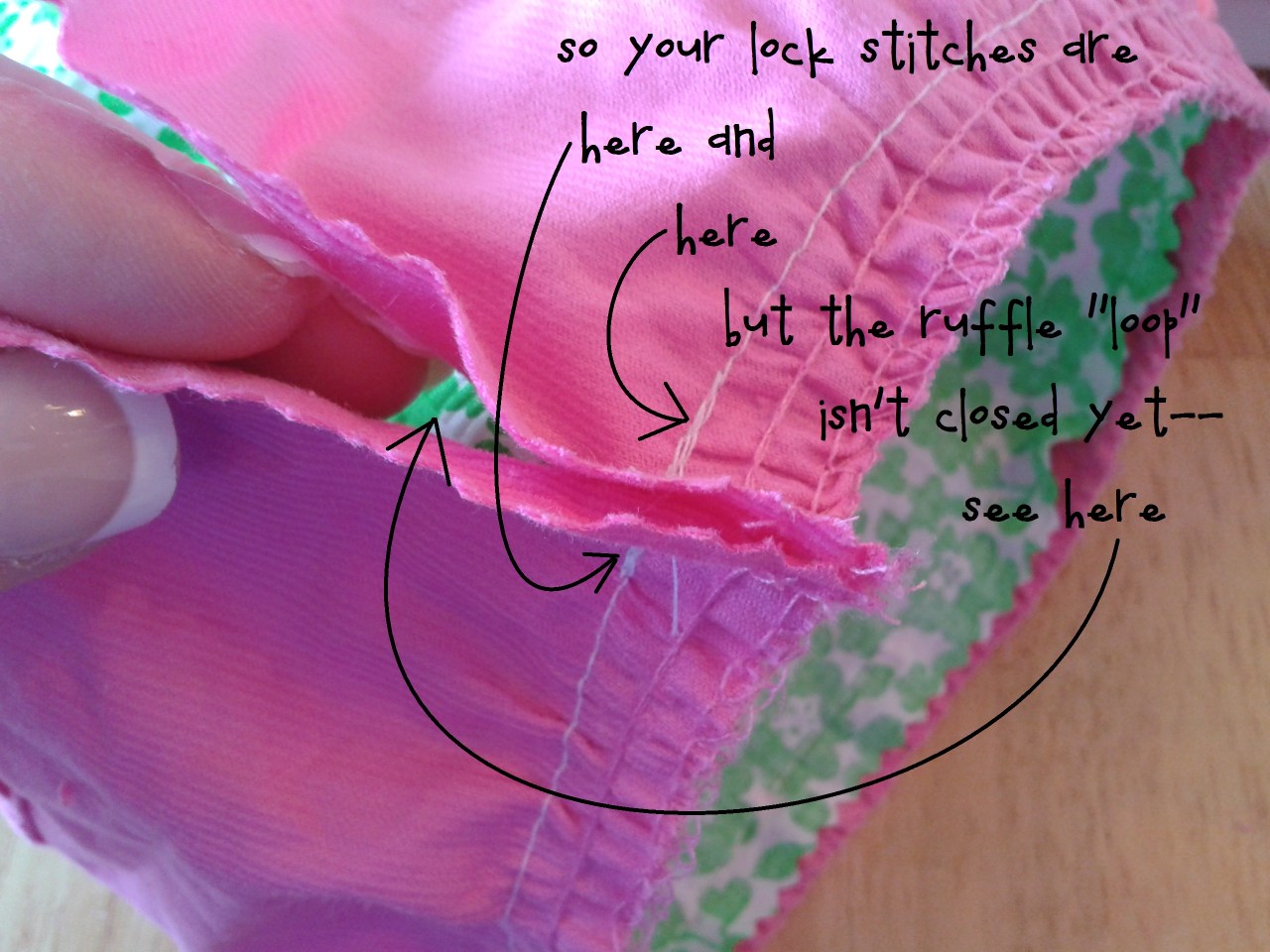 Fast, Easy, Stinkin’ Cute Ruffle Pants {Free Photo Tutorial} | CampClem