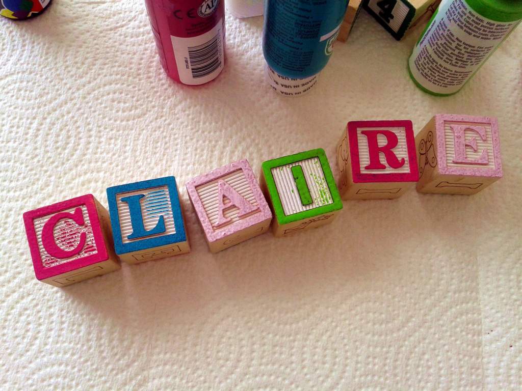 Quick, Easy, Custom Color Chalkboard Alphabet Blocks | CampClem