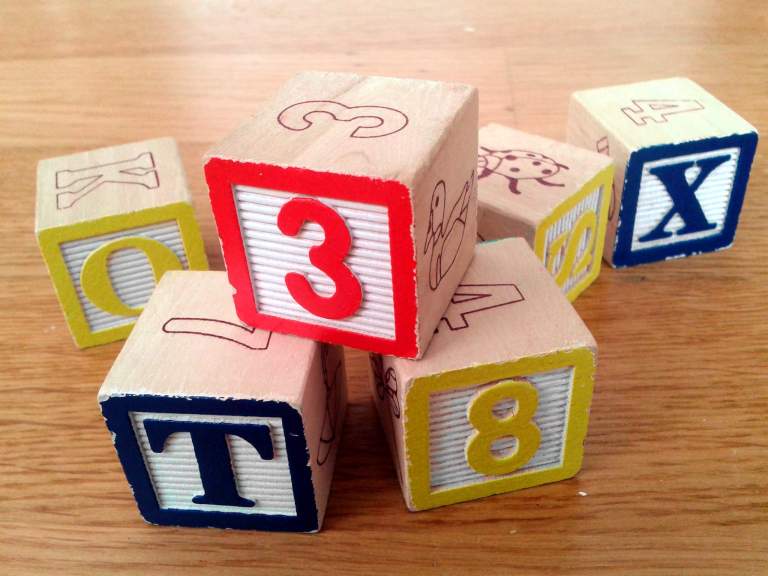 Quick, Easy, Custom Color Chalkboard Alphabet Blocks | CampClem