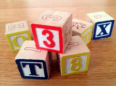 Quick, Easy, Custom Color Chalkboard Alphabet Blocks | CampClem