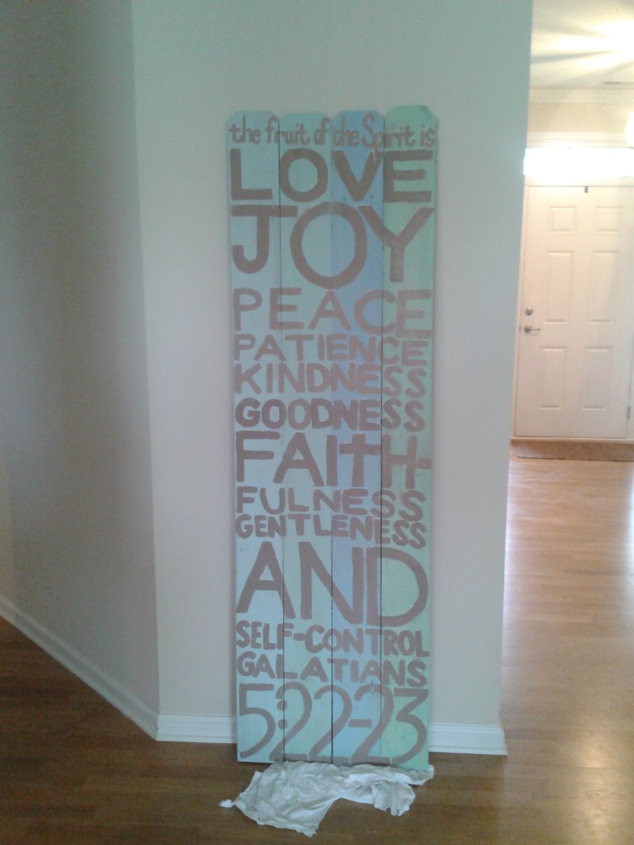 How To: DIY Fence Plank Scripture Art | CampClem