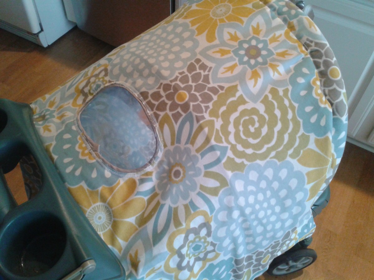Fantastico New Cover & Canopy For An Old Stroller {tutorial} | CampClem