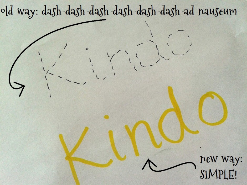 A Simple Trick for Kids’ Letter Tracing | CampClem