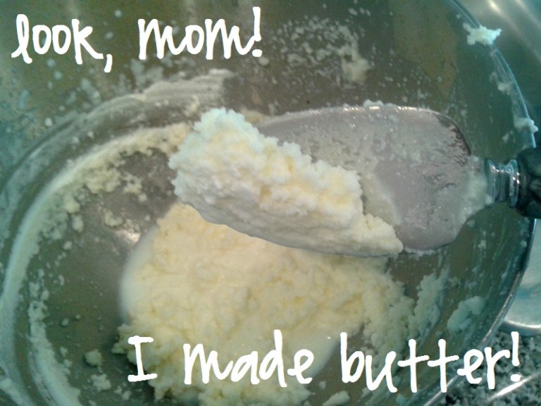 How To Make Homemade Butter {in a few minutes using one ingredient ...